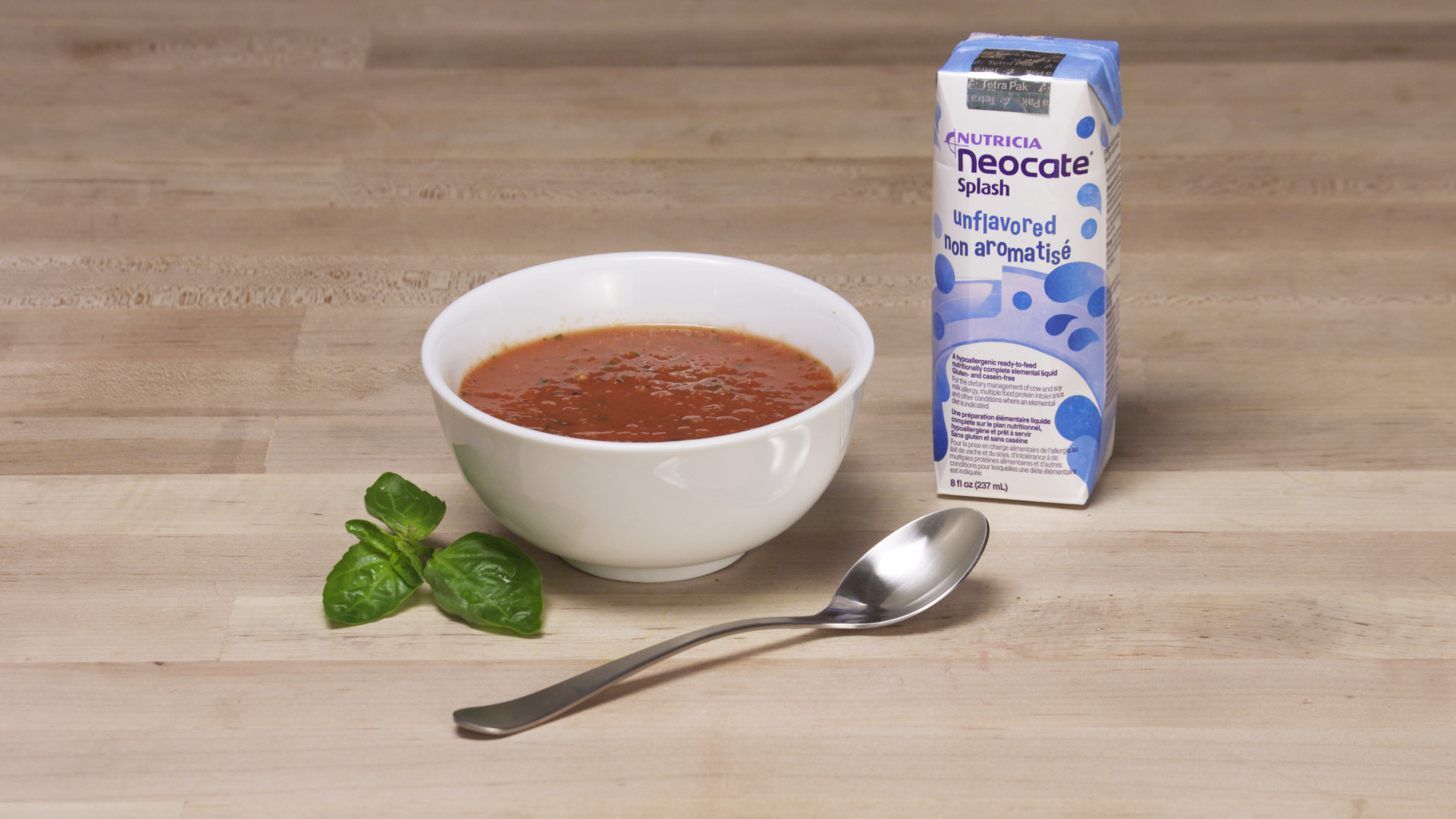 Potage aux tomates et basilic - Nutricia